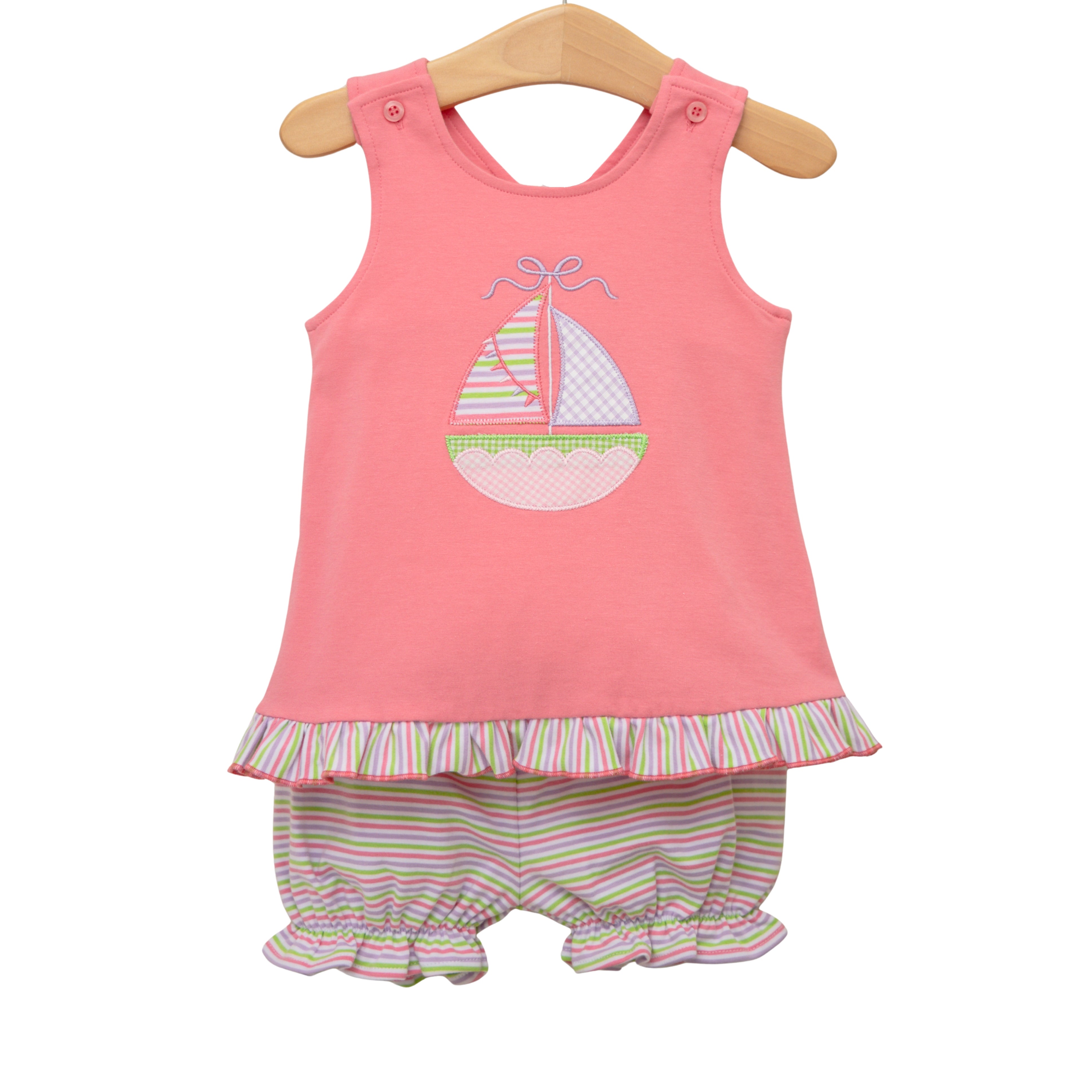 Sailin’ Away Swing Back Bloomer Set – Proper Peach Monograms