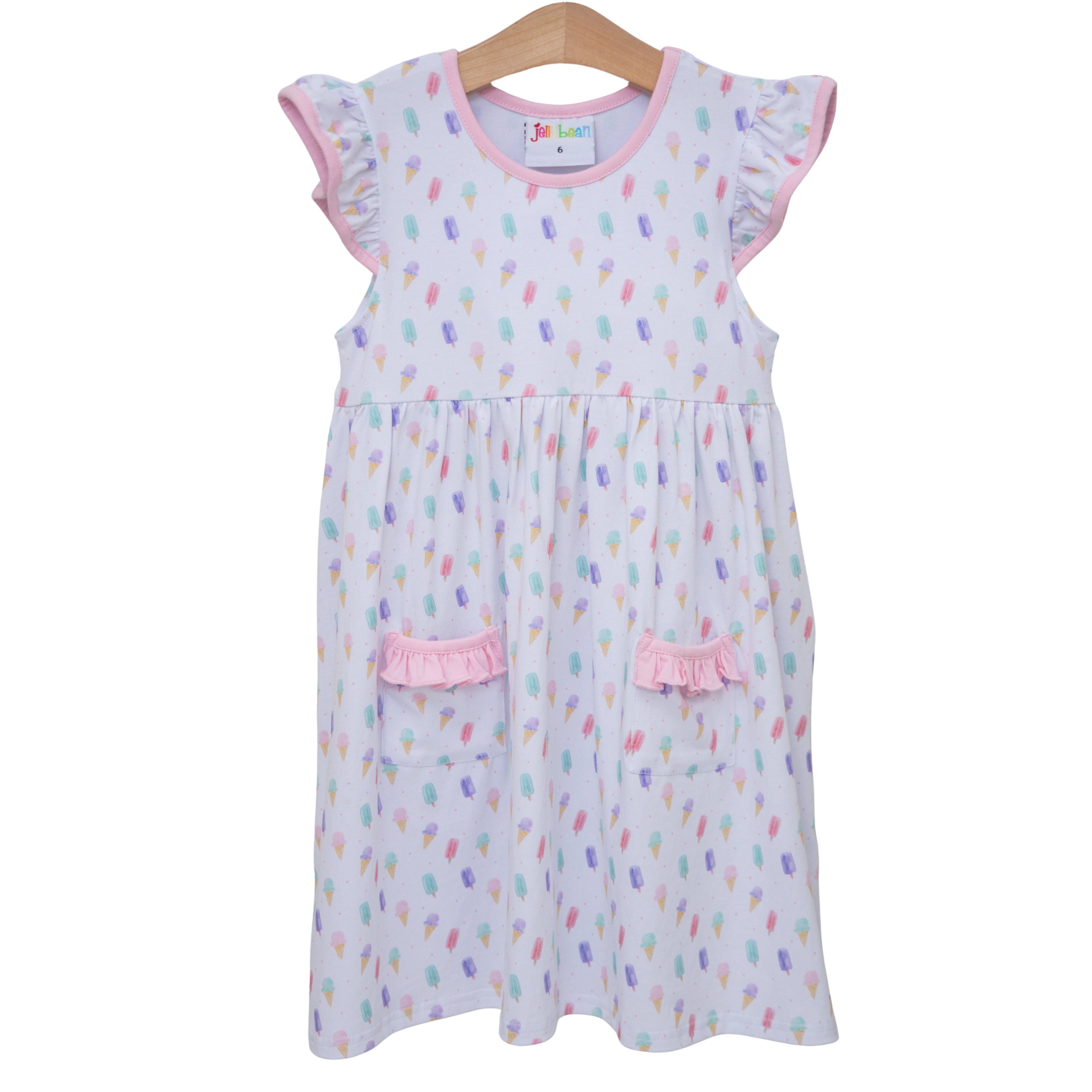 Summertime Sweets Ruffle Pocket Dress – Proper Peach Monograms